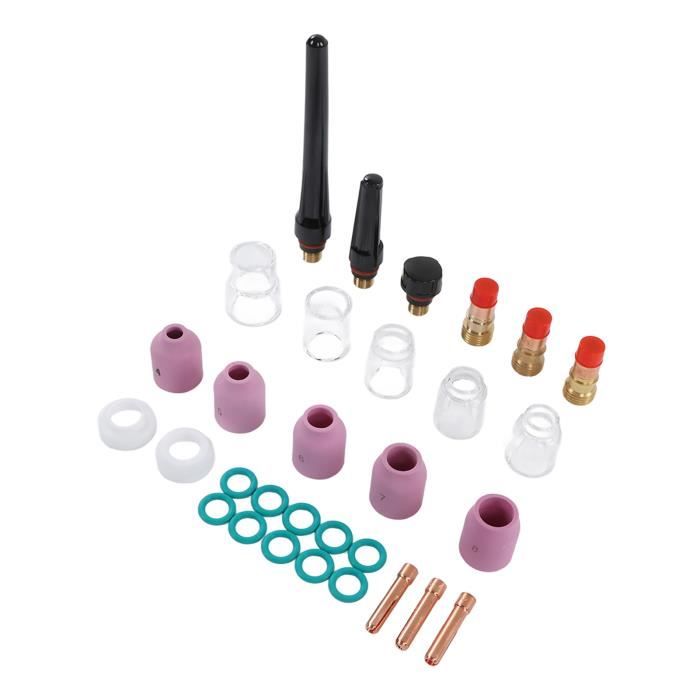 EJ.life Consommables de soudage TIG Torche de soudage TIG consommables résistant à la ...