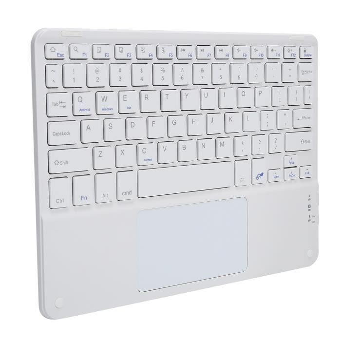 Fdit Clavier à capuchon carré Clavier sans fil Bluetooth tactile ...