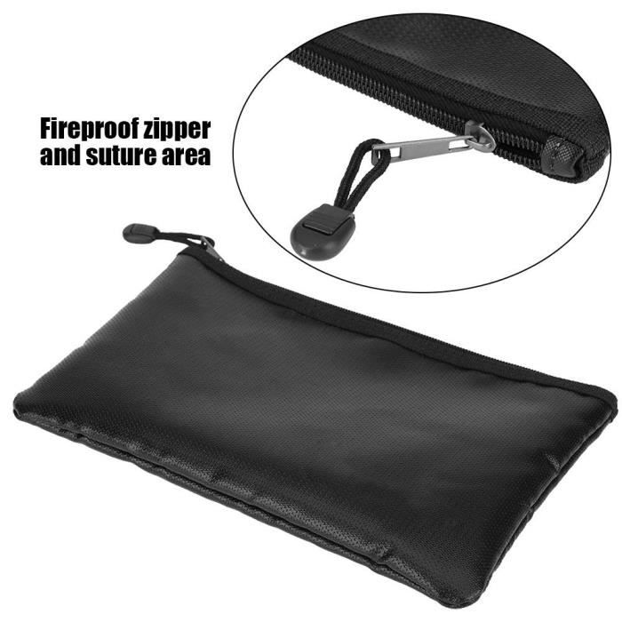GAR® Pochette résistant au feu anti-feu de document Document Sac ...