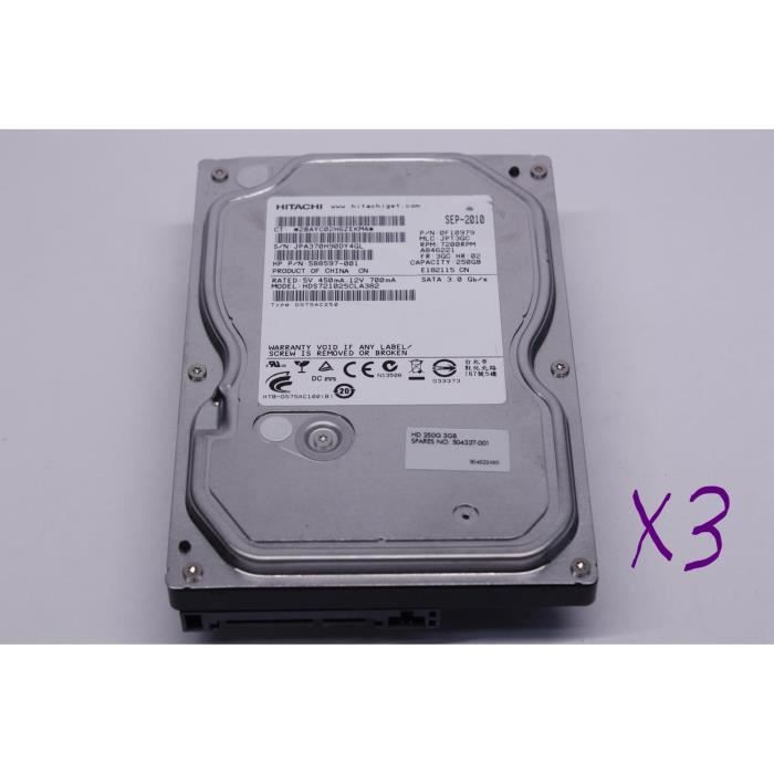 LOT DE 3 HITACHI HDS721025CLA382 - Cdiscount Informatique
