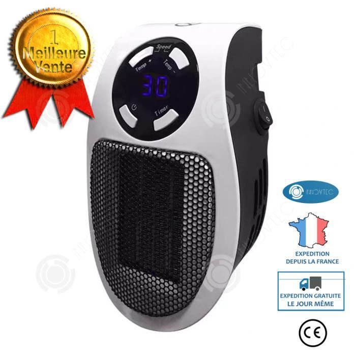 Radiateur électrique - INNOVTEC - Petit modèle - 40W - Télécommande ...