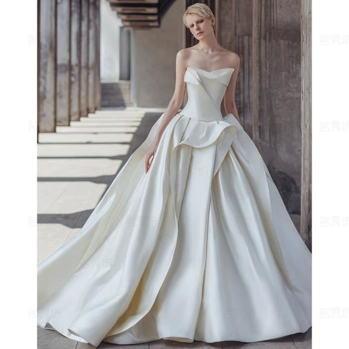 Robes de mariée satinées 2021 Bridal Mori Super Fairy Dreamy French ...