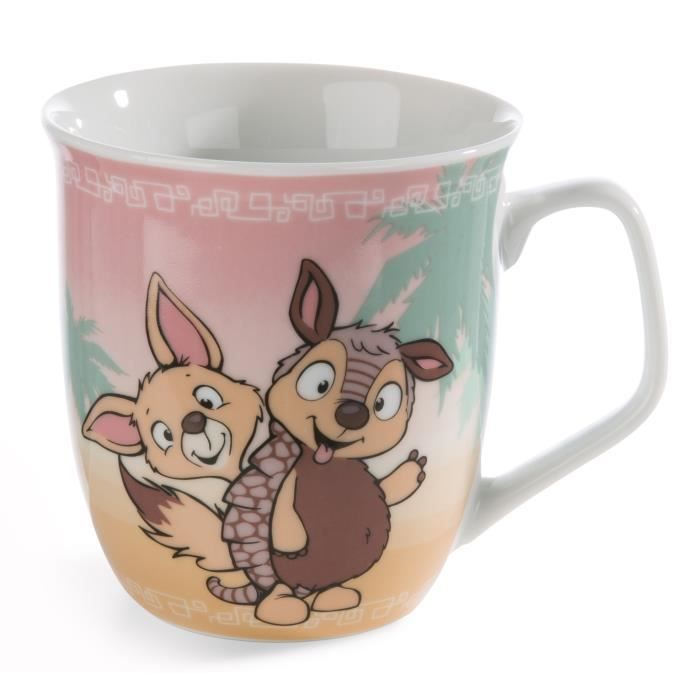 Nici tasse Wild Friends 450 ml porcelaine blanc/rose - Cdiscount Maison
