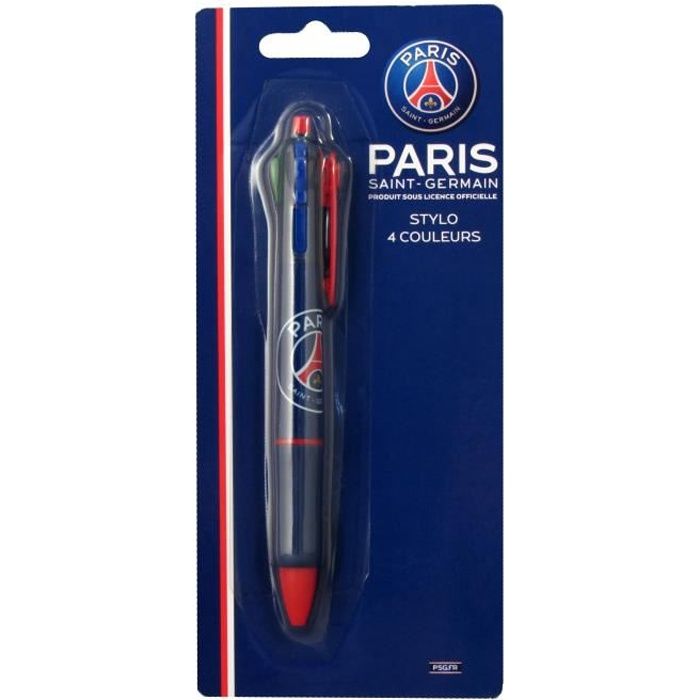 Stylo 4 couleurs - PSG - Collection officielle - Bille - Mixte - Non ...