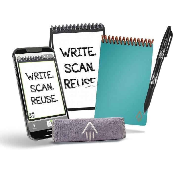 Petit Carnet De Notes Poche Effacable - Réutilisable Bloc Note ...