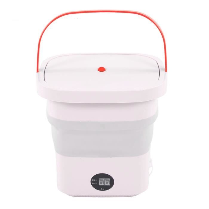 Tbest machine à laver pliable Mini laveuse à seau portable 6L Machine à ...
