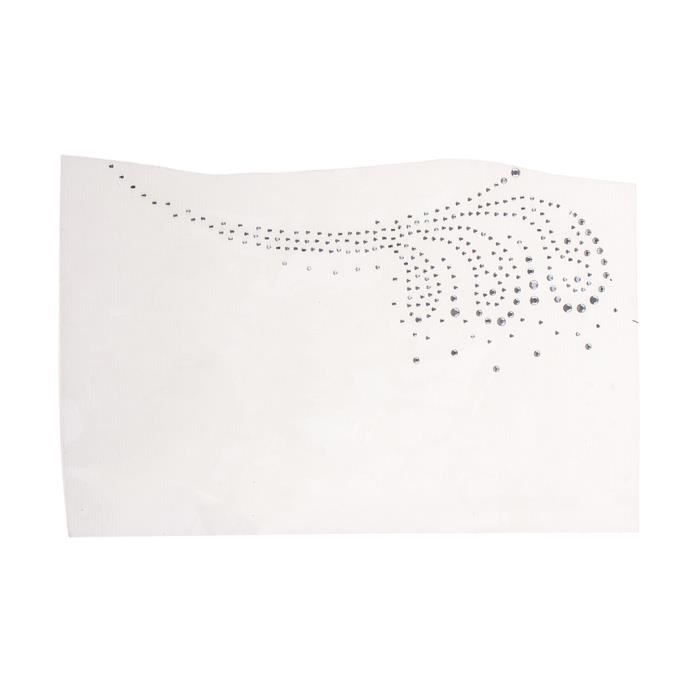 Patch thermocollant à motif de strass en herbe d'eau en strass, strass ...