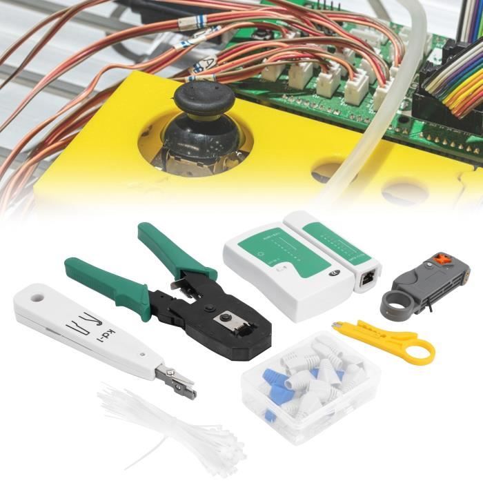 Outil de câblage Ensemble d'outils de câblage réseau, détection de ...