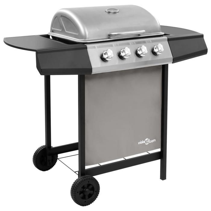 VidaXL Barbecue Gril à Gaz avec 4 Brûleurs Gril d'Extérieur Grille de ...