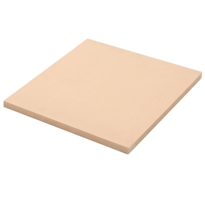 ZERODIS Plaques de MDF 4 pcs Carré 60x60 cm 25 mm ZER7324977418686 ...