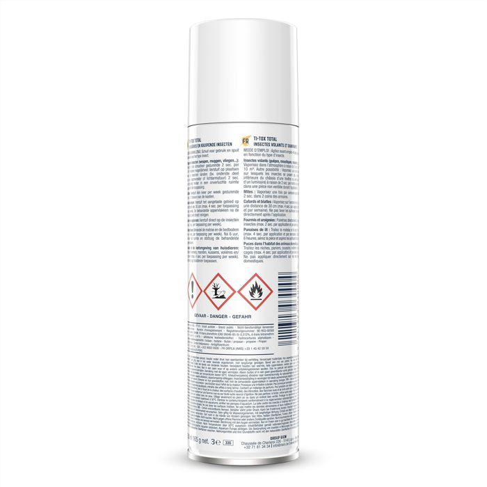 - Ti-Tox Total 250 Ml - Spray Contre Les Insectes Volants Et Rampants ...