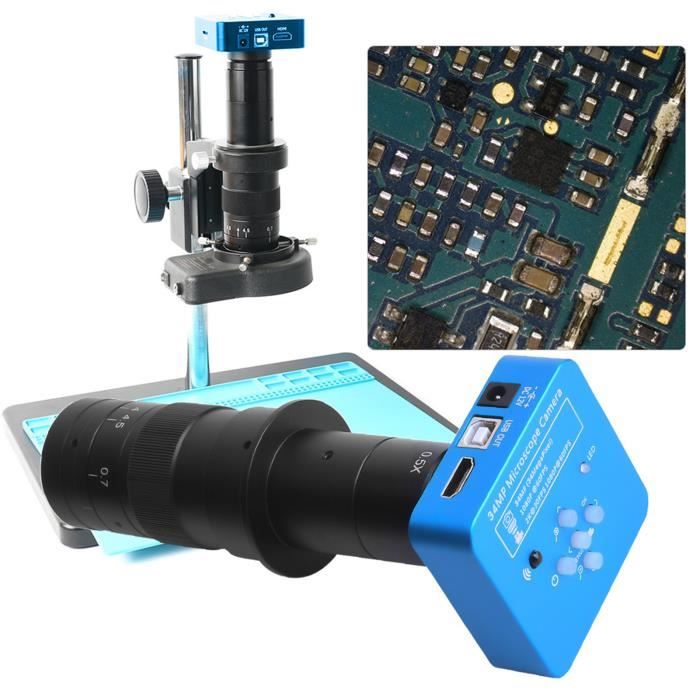Caméra Microscope Industrielle YOSOO 34MP avec Objectif Zoom 180X ...