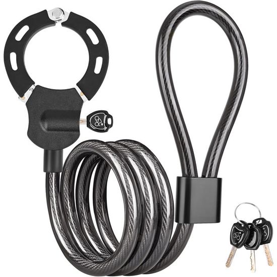Antivol Trotinette Electrique,Cadenas Trotinette Electrique Antivol ...