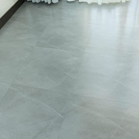 Revêtement Sol Pvc Adhesive Vinyle Imperméable Lino Sol Blanc Effet ...