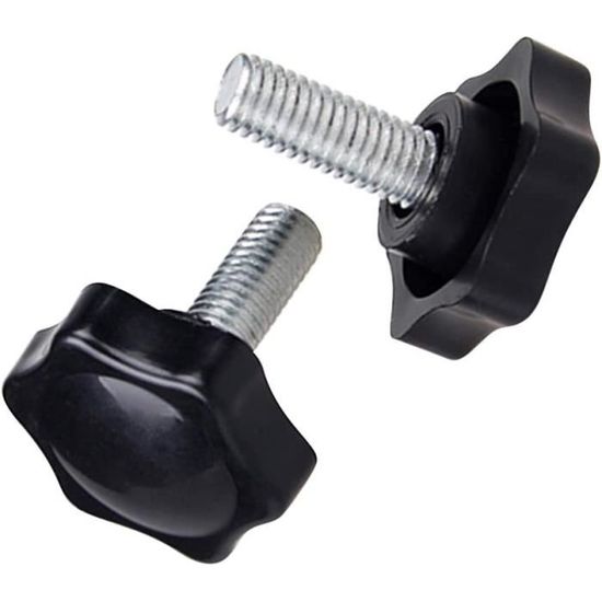 Xiedeai Vis Fixation Serrage Bouton Prune Fileté Machine Forme Étoile ...