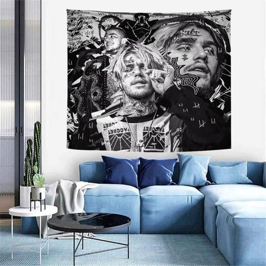 Decoration De Table - Centre De Table GH49D Rapper Lil Peep Tapestry ...