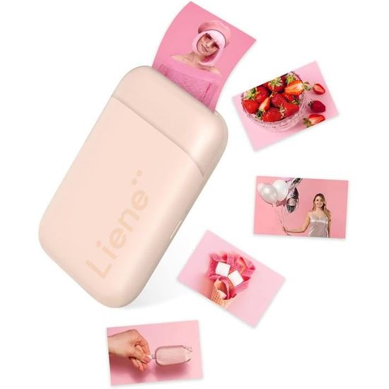 Liene Mini Imprimante Photo, 2x3'' Imprimante Photo Portable avec 5 ...