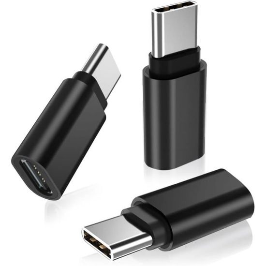 Adaptateur Extension Usb C Vers Type C 3 Pack,Convertisseur Rallonge Pd ...