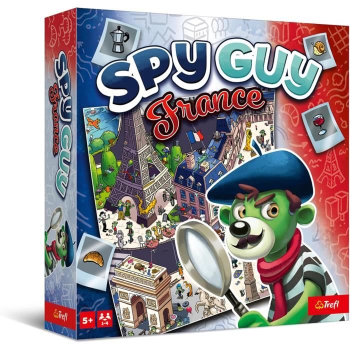 Spy Guy France Jeu Coopératif d’enquête Jeu de Société en Famille Grand ...