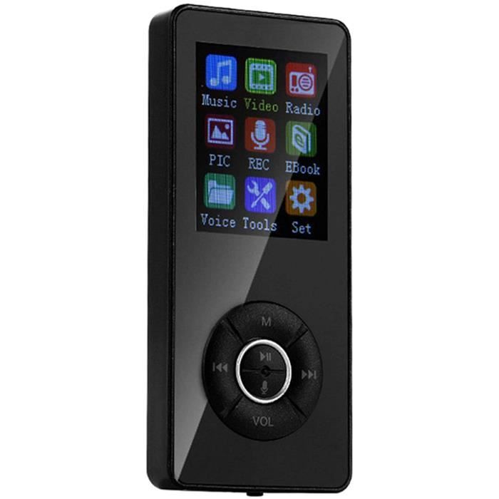 Lecteur mp3 portable, hifi bluetooth walkman, avec écran de 1,8"color ...