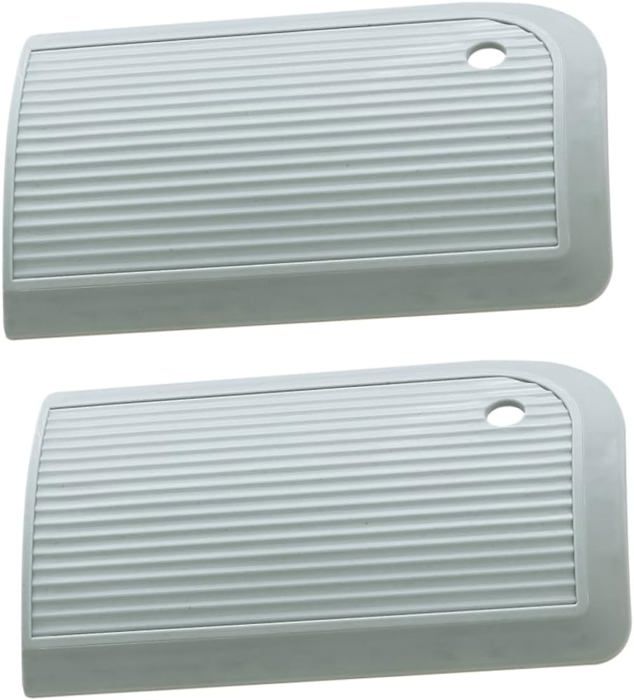 Gris Clair 2 Pièces Essuie-glace Raclette Pour Porte De Douche Raclette ...