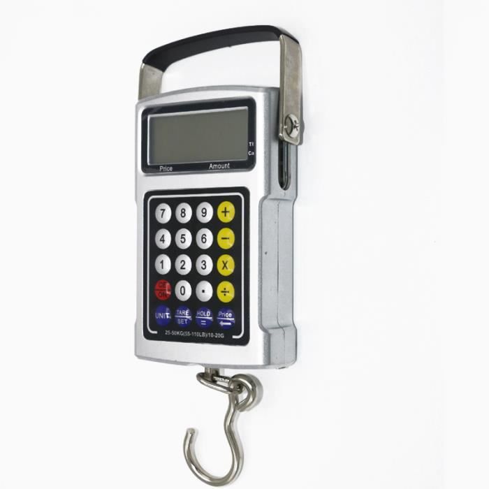 Balances Portables 7 En 1, Pesée De 50kg, Avec Calculatrice Et Ruban À ...