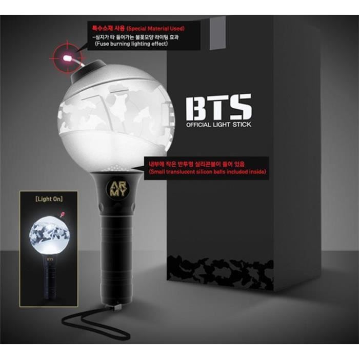 Kpop BTS Bangtan Boys Bâton lumineux ARMY BOMB Concert Glow Bâton ...