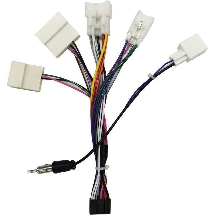 Adaptateur d'Autoradio et Connecteurs ISO Males et Femelles ...