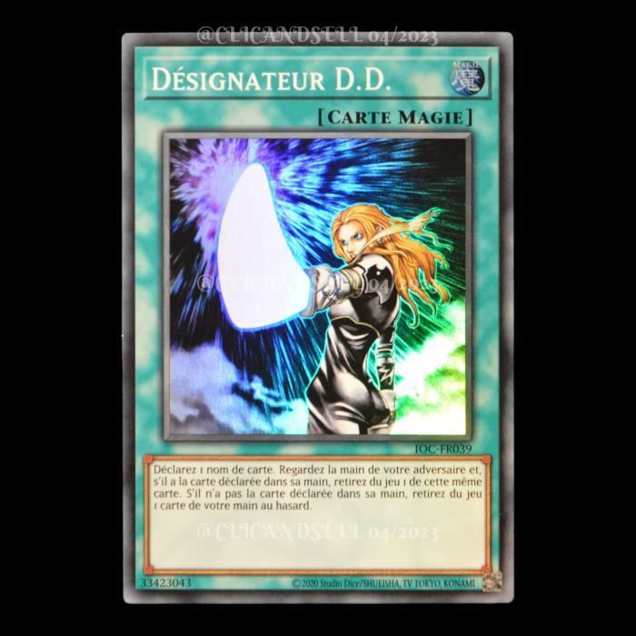 Carte YU-GI-OH IOC-FR039 Désignateur D.D. - Cdiscount Jeux - Jouets
