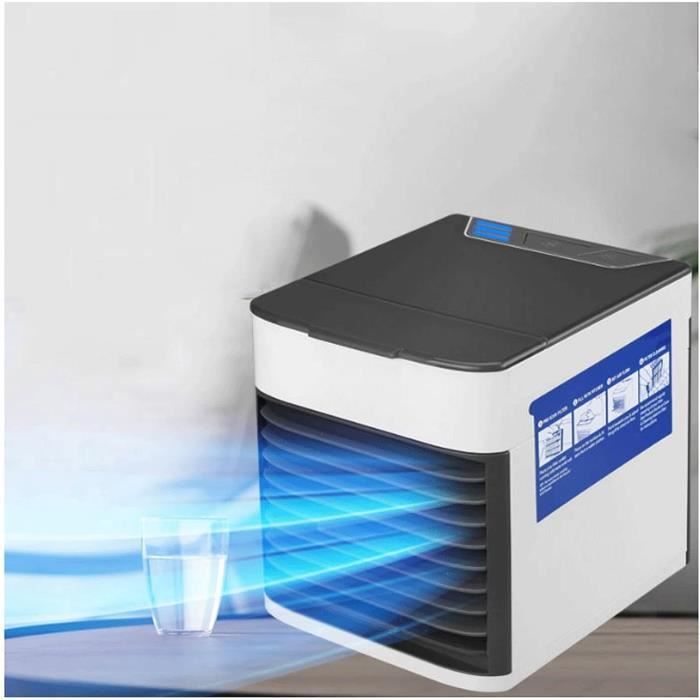 Mini Clim, 3 Vitesses Climatiseur Mobile Sans Évacuation 7 Couleurs Led ...