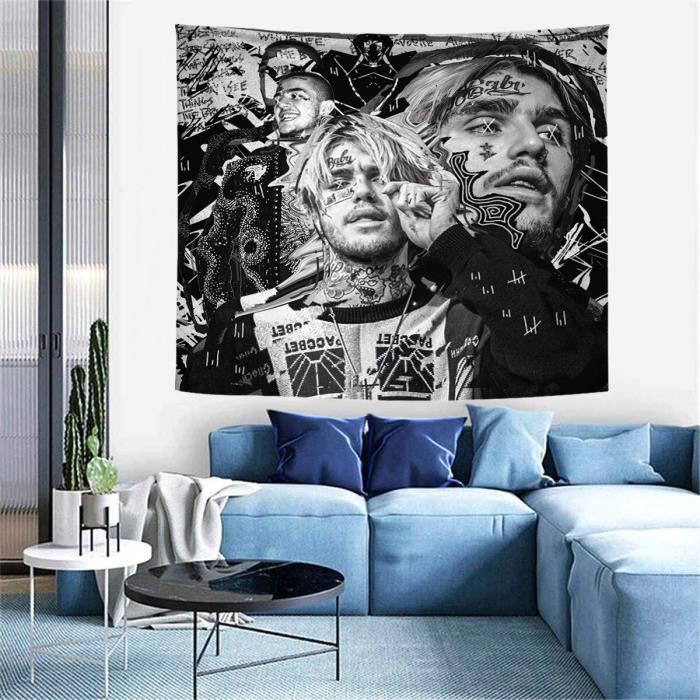 Decoration De Table - Centre De Table GH49D Rapper Lil Peep Tapestry ...