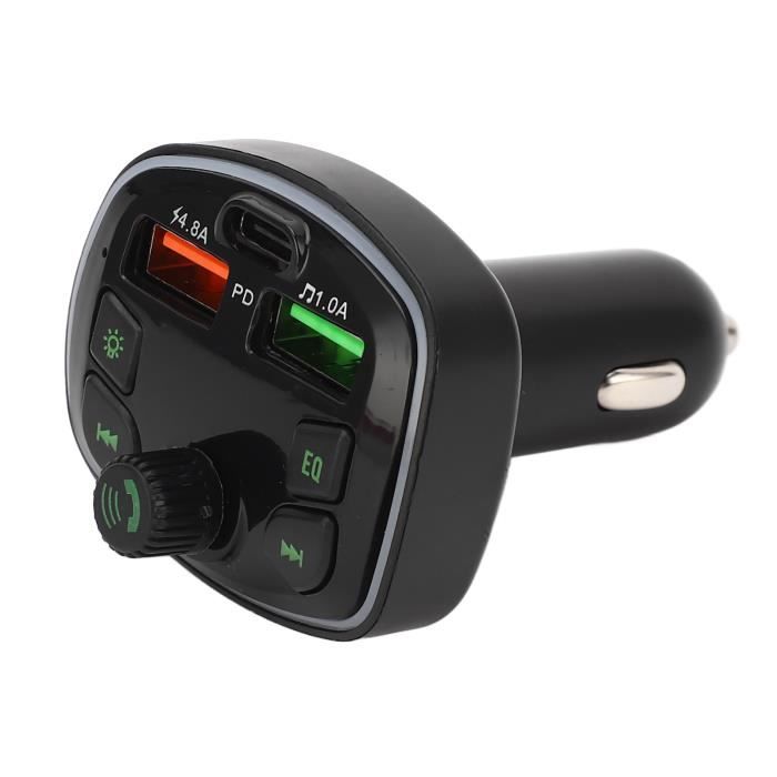 Dilwe adaptateur autoradio Transmetteur Aramox 2 Ports USB 4.8A Appel ...