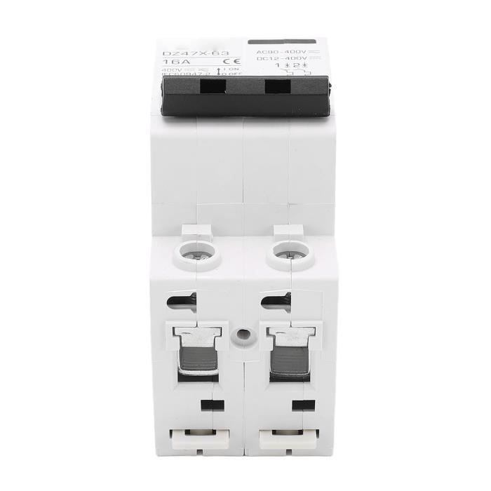 LAN 2P Mini Dc Ac Disjoncteur Mini Disjoncteur Cc Ac, Disjoncteur 2P À Courant Nominal 16A Pour ...