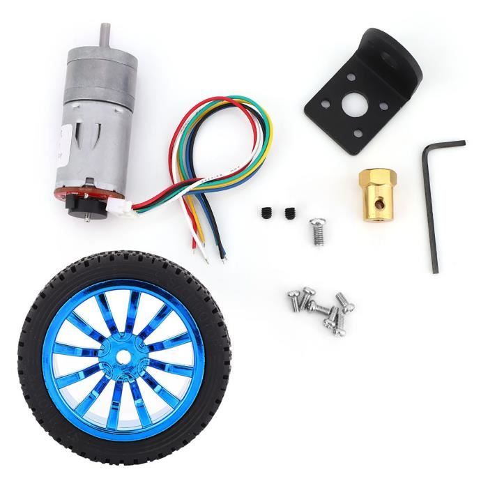 GOTOTOP Kit robot Moteur à engrenages encodeur bricolage avec support ...