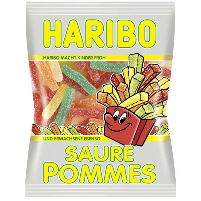 Haribo pommes aigres, gelée de fruits, 24 sacs 10 - Cdiscount Au quotidien