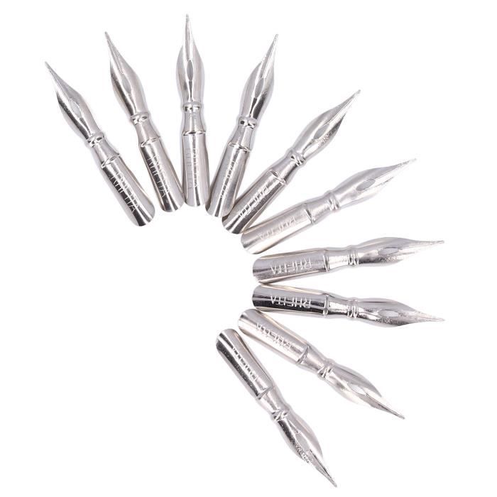 (B10*10)10 Pièces Plume De Calligraphie Plume De Calligraphie Oblique ...