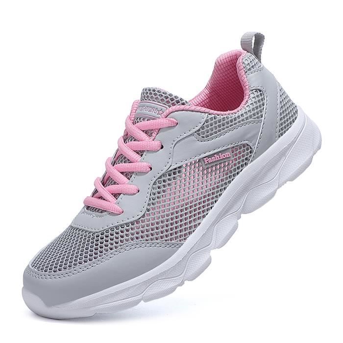 Chaussures Femme Baskets Femme Chaussures Plates Respirantes Élégantes ...