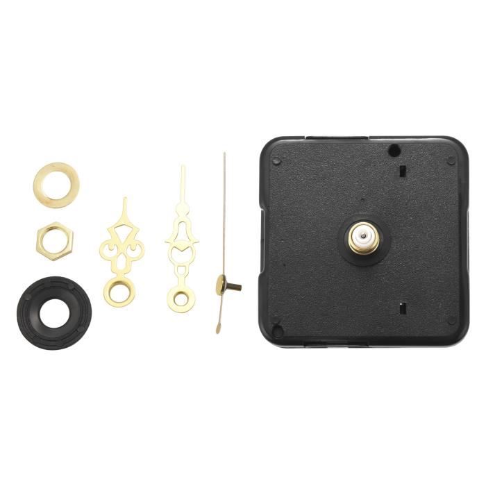 DIY Horloge Texture metal Horloge murale Retro mur mouvement Horloge ...