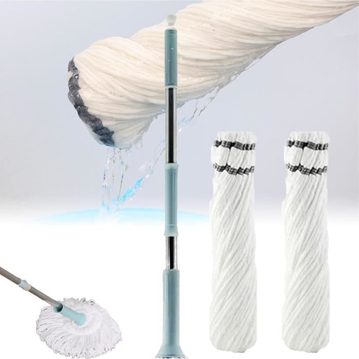 Balai magique à essorage automatique sans effort, serpillère en ...