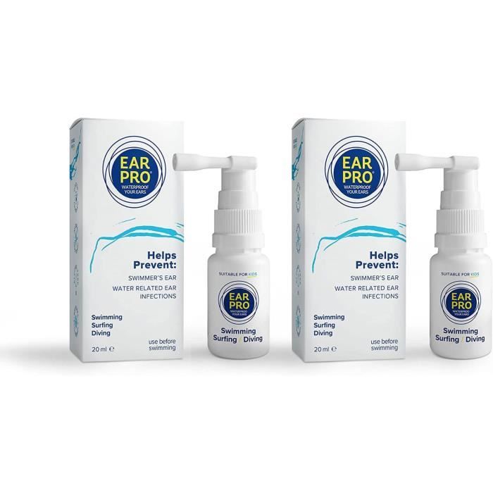 Ear Pro Natural Swimmer's Spray les gouttes pour les oreilles sont un ...