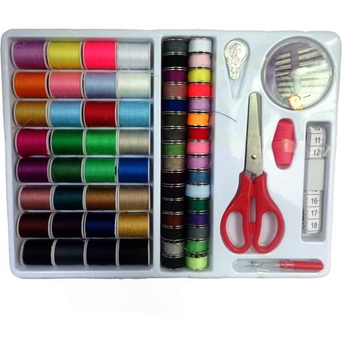 Kit D’Outils À Coudre 100 En 1, Avec Différentes Bobines De Fils À ...