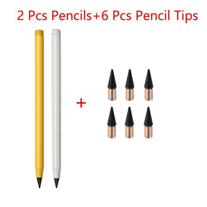 STYLO,F--Stylo métallique effaçable éternel sans encre, écriture ...