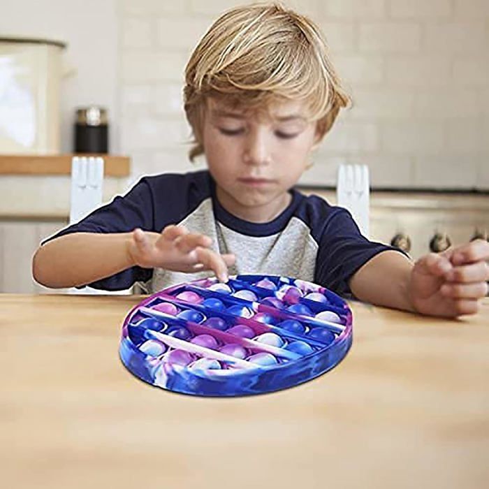 Popit Fidget Toys Pack, Pop Bubble Fidget Toys,Silicone Poppit Push It ...