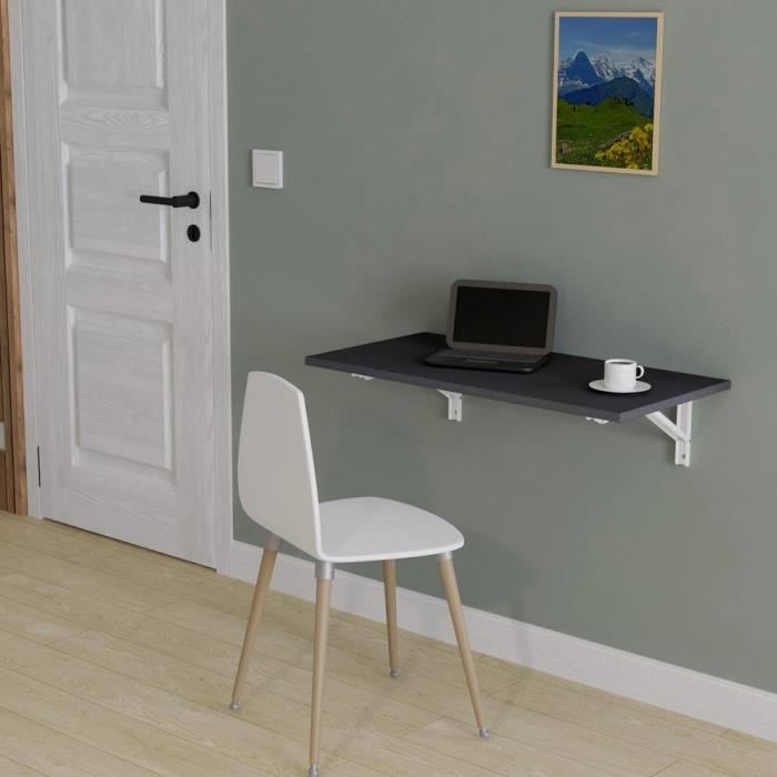 ELANCOOH Table Pliante Murale Table Pliante Murale avec Coins arrondis ...