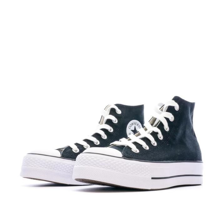 Basket Converse CHUCK TAYLOR ALL STAR LIFT HIGH TOP Noir - Cdiscount ...