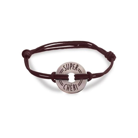 Bracelet Homme 'Super Chéri' - Taille Unique - Achat / Vente bracelet ...