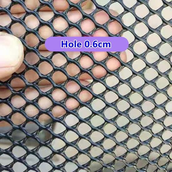 Filet métallique en plastique noir pour jardin,coussretours en maille ...
