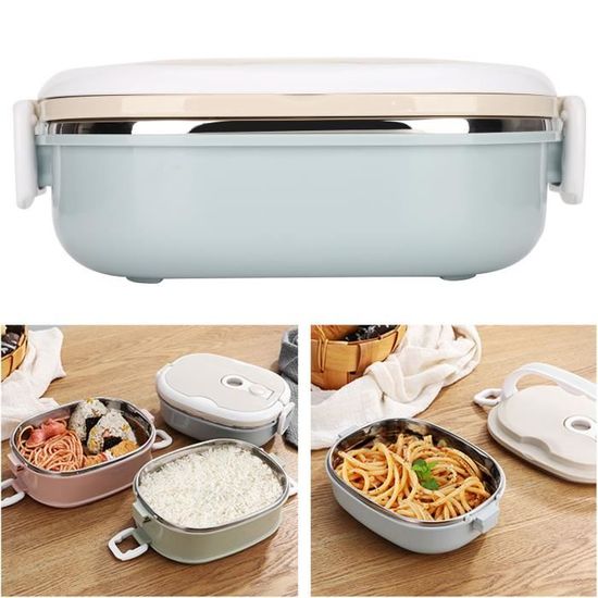 XIF Boîte à Repas Chauffante,Isotherme Boîte Repas Gamelle Chauffante ...