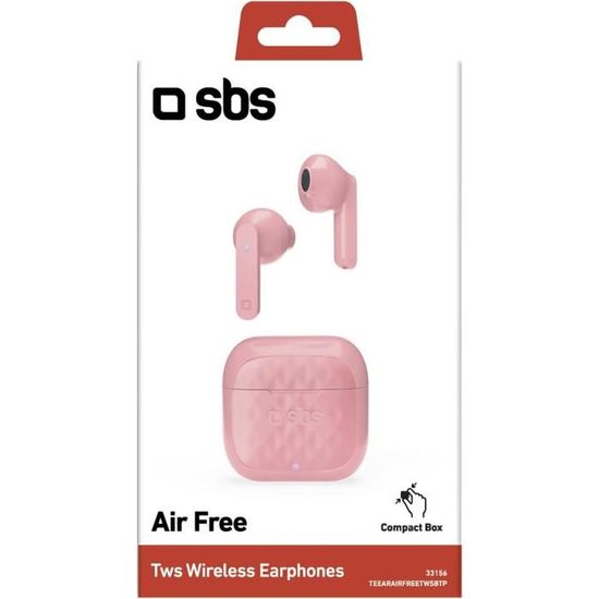 SBS Écouteurs TWS Air Free sans Fil avec Commandes tactiles ...