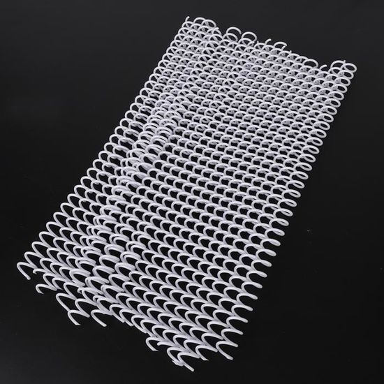 TMISHION Anneau de reliure en plastique 20 pcs 30 trous feuilles lâches ...